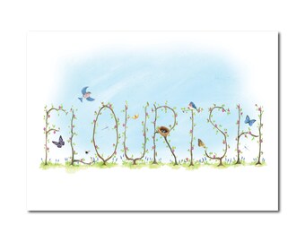 Nature word art | Etsy