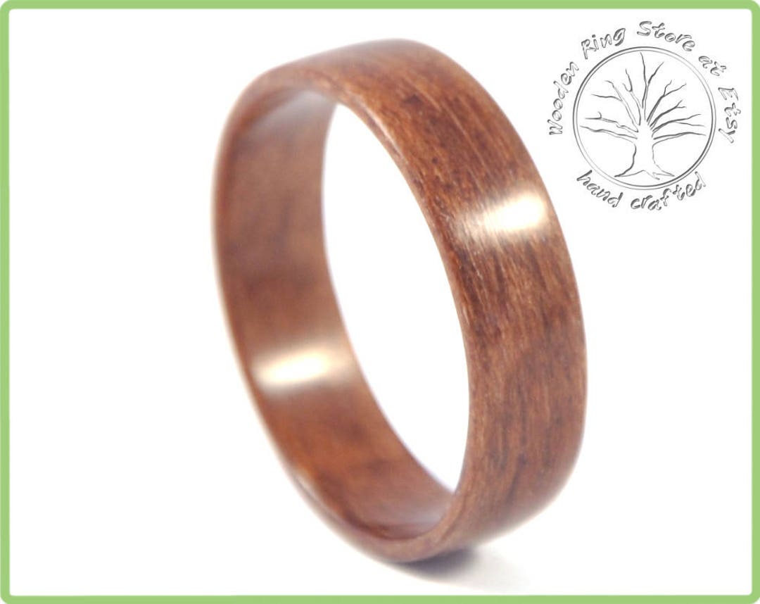 Walnut Wooden Ring. Engagement Ring, Wedding Ring, Anniversary Gift ...