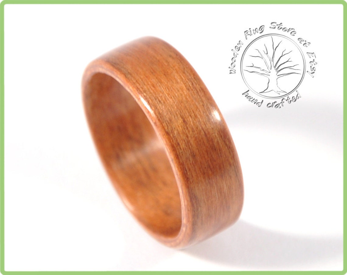 Custom Wooden Ring, Wooden Wedding Band, Wooden Engagement Ring ...