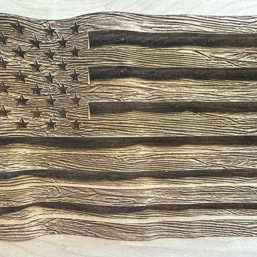 Digital Engraving File USA Flag Eagle 3D Illusion File for - Etsy