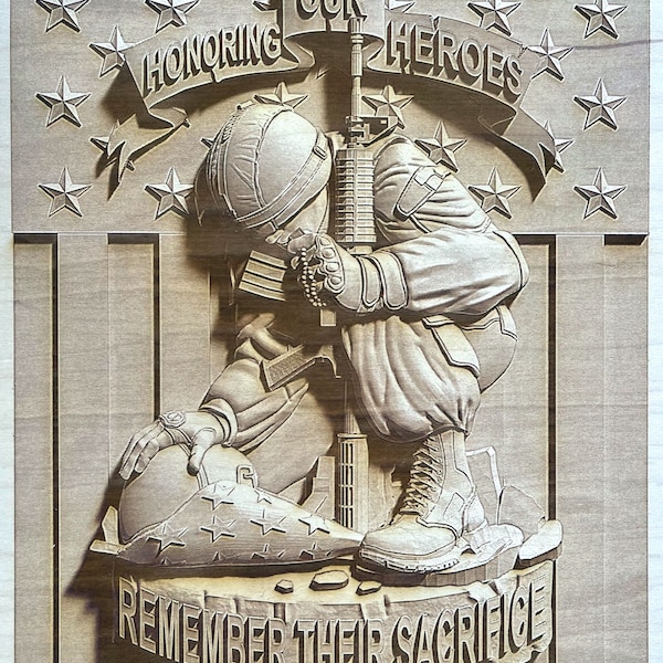 Soldier Laser File - Etsy
