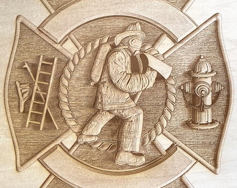 Digital Design File Always A Firefighter Glowforge Laser - Etsy