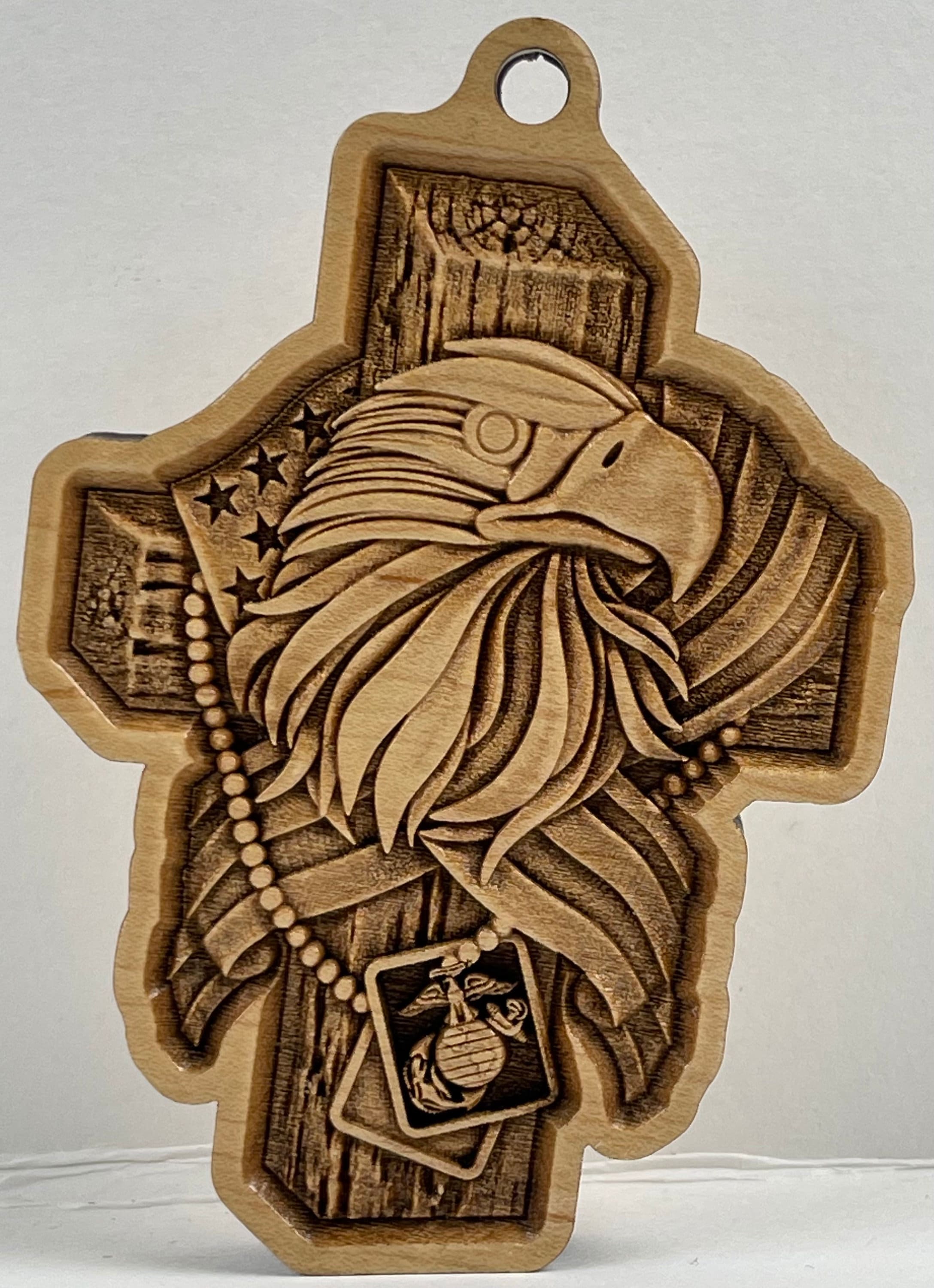 Eagle Globe And Anchor Scroll Saw Pattern