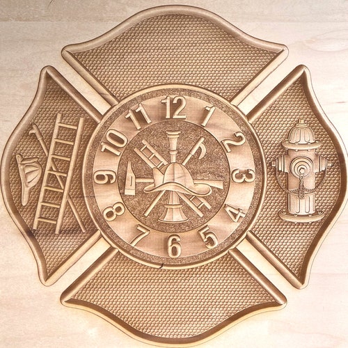Glowforge Digital Laser Ready Design File Firefighter - Etsy