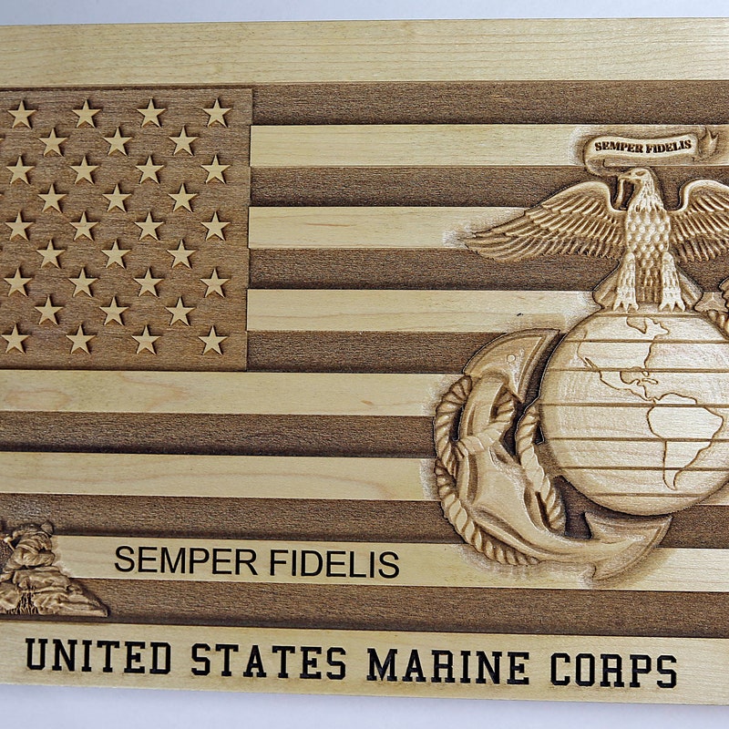 Usmc Plaques - Etsy