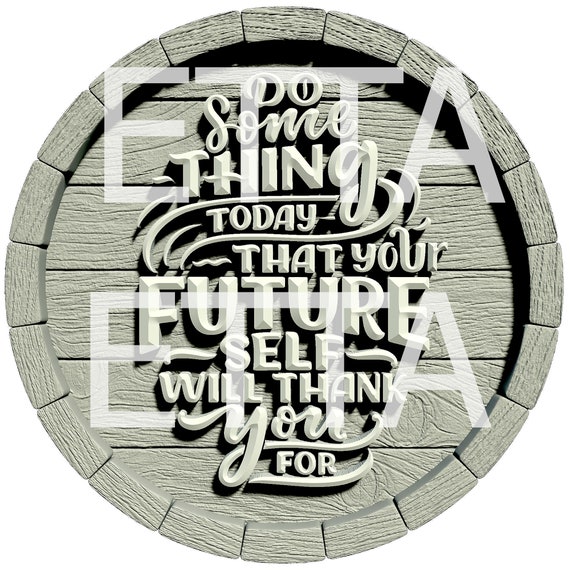 Digital Engraving File wine Barrel Quote 3D Illusion File for | Etsy