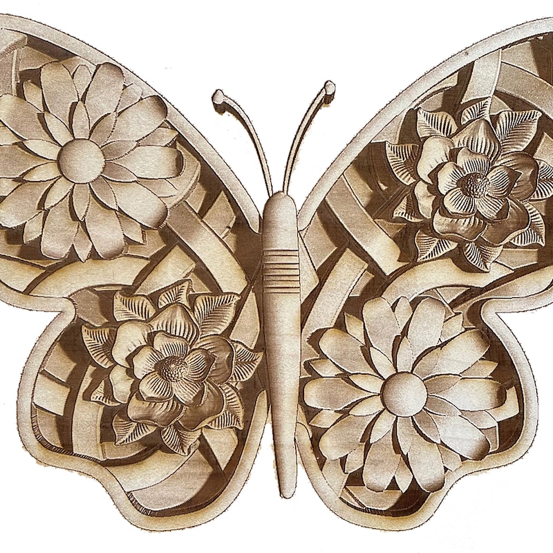 Butterfly Engraving - Etsy