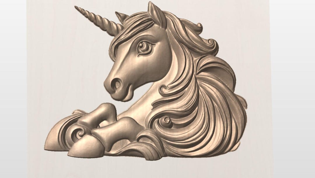 Unicorn File for a 3D CNC Router. - Etsy