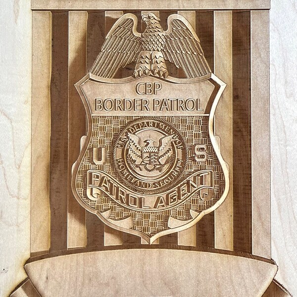 Border Patrol Badge - Etsy