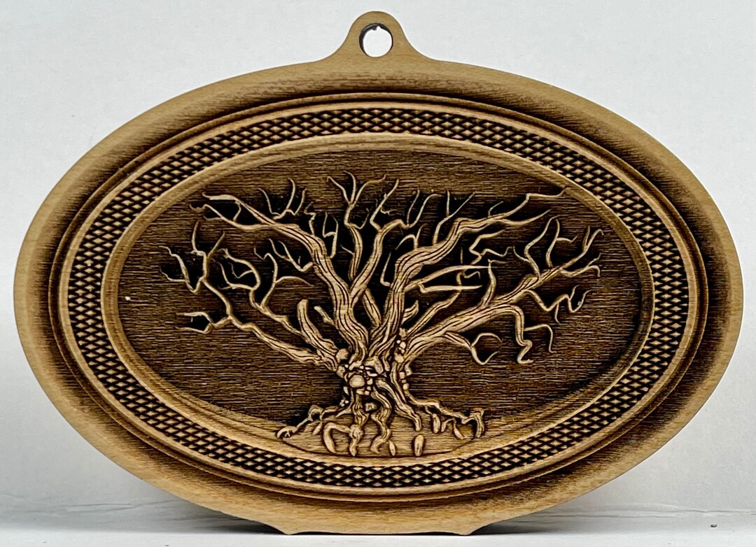 Wooden Old Man in the Tree 3D Maple Wood Ornament / Shelf Decor - Etsy