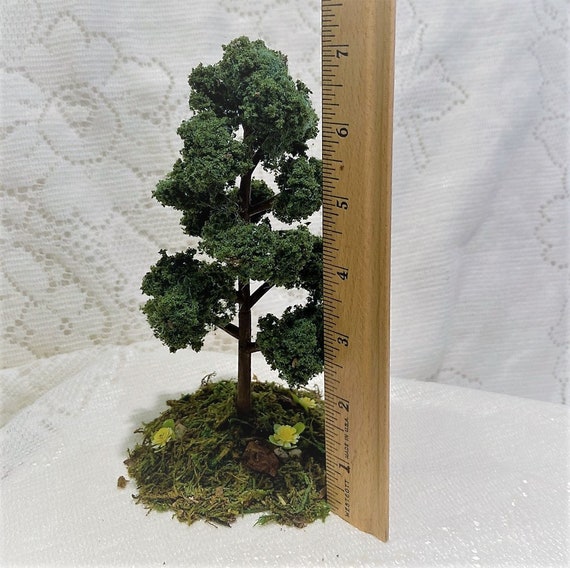 MINIATURE TREE 7 Inch Realistic Looking for Models Dioramas | Etsy