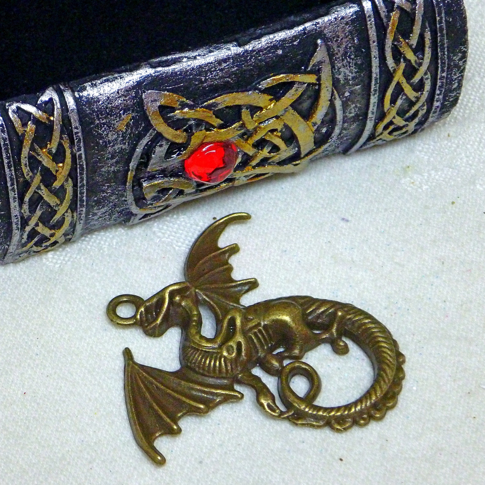 DRAGON LED Figurine Light w Free Dragon Charm LED Multicolor | Etsy