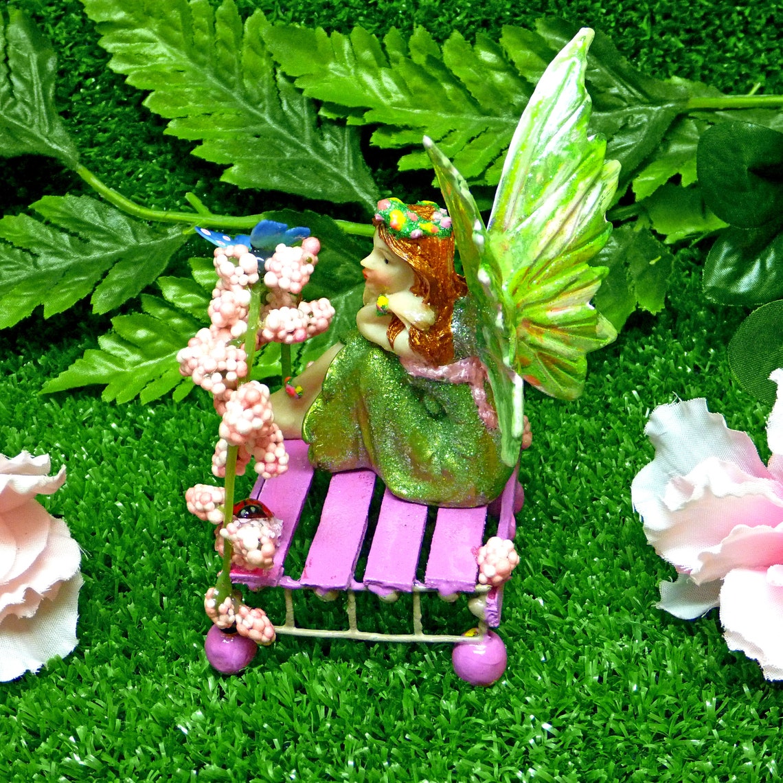 Fairy Bench Outside Flowers Arch Outside AZALEA Fairy Bench | Etsy