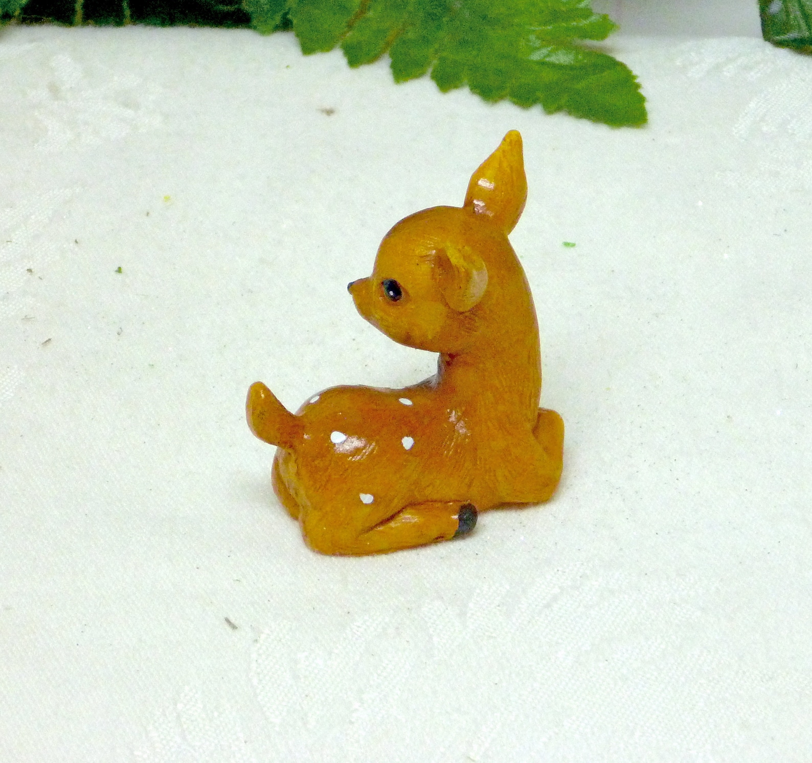 Fawn Figurine Mini Fawn Figurine Baby Deer Fawn Resin Deer | Etsy