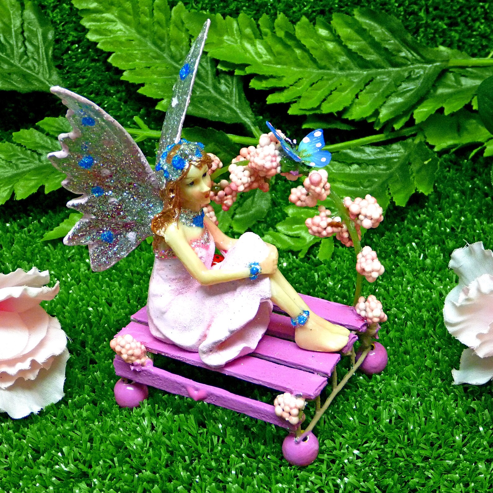 Fairy Bench Outside Flowers Arch Outside AZALEA Fairy Bench | Etsy