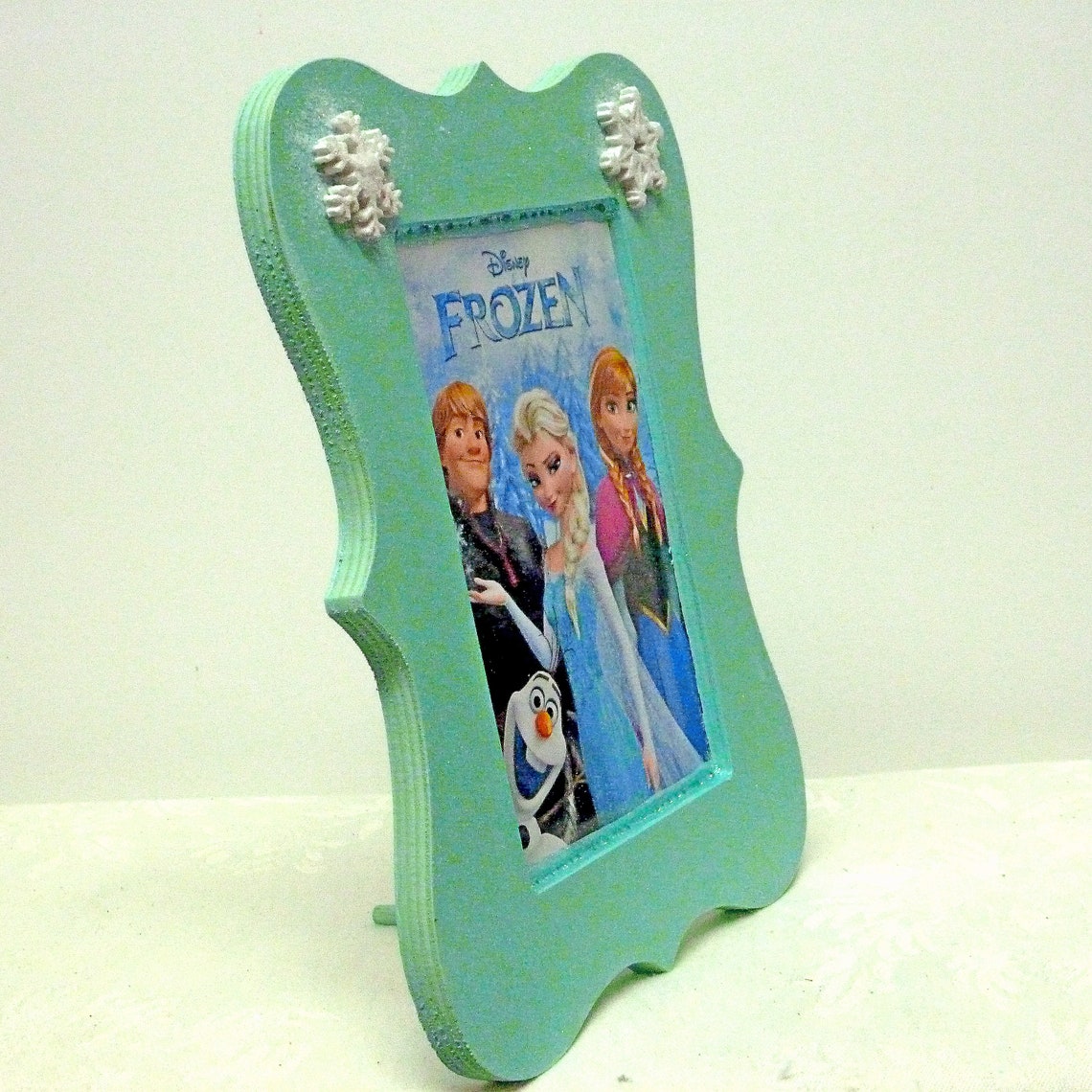 Picture of Elsa and Olaf Picture Frame Party Perfect Gift - Etsy