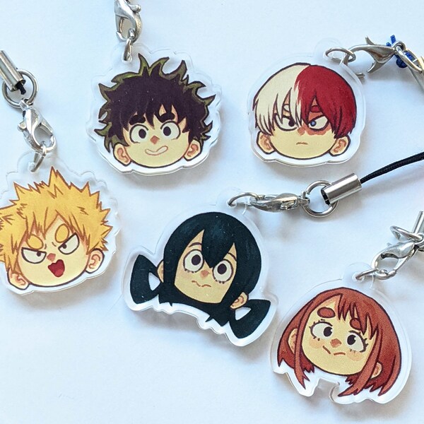 My Hero Academia Keychain - Etsy