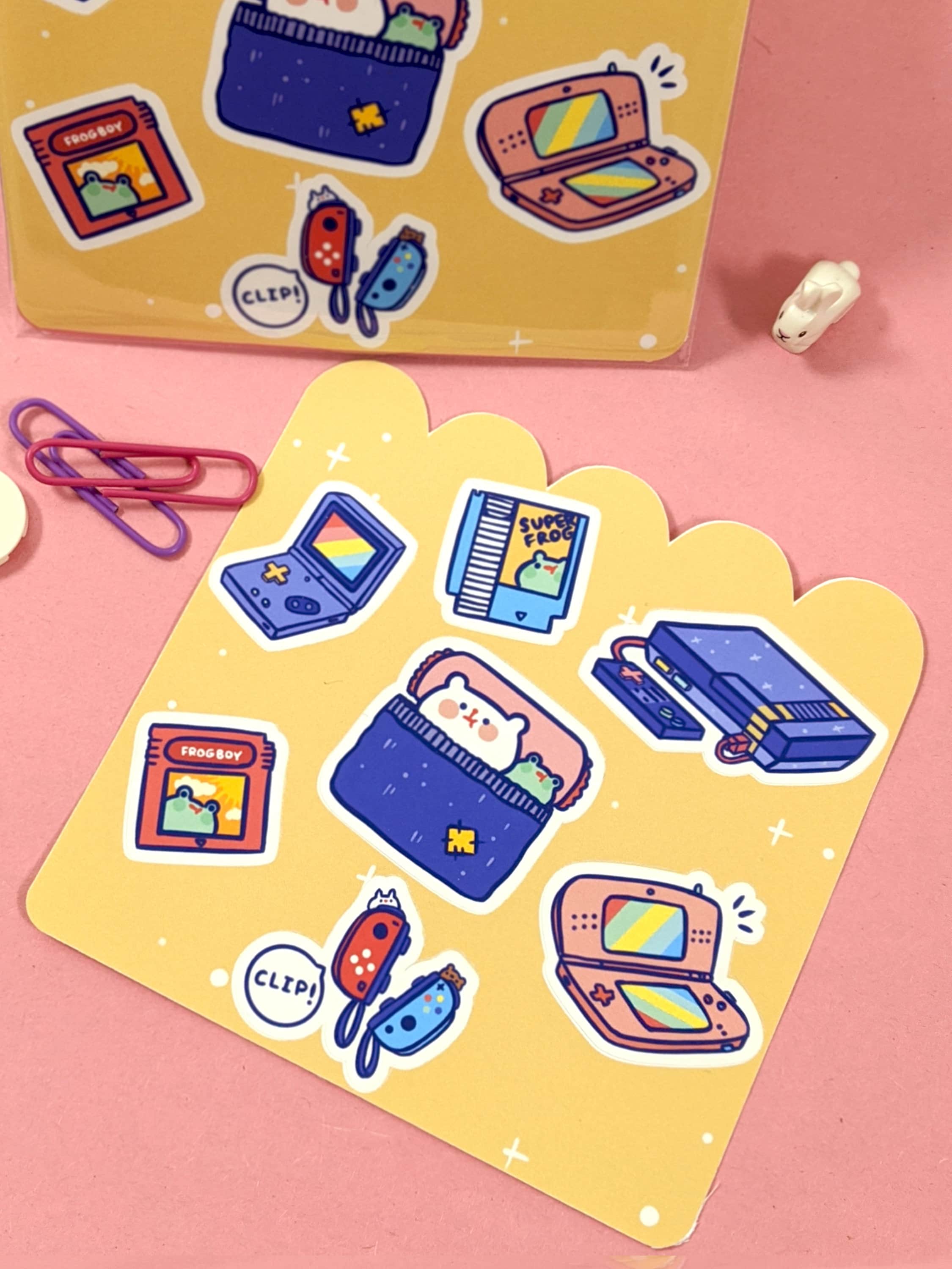 Cozy Game Pack- Sticker Sheet - Kawaii Stickers - Planner Stickers ...