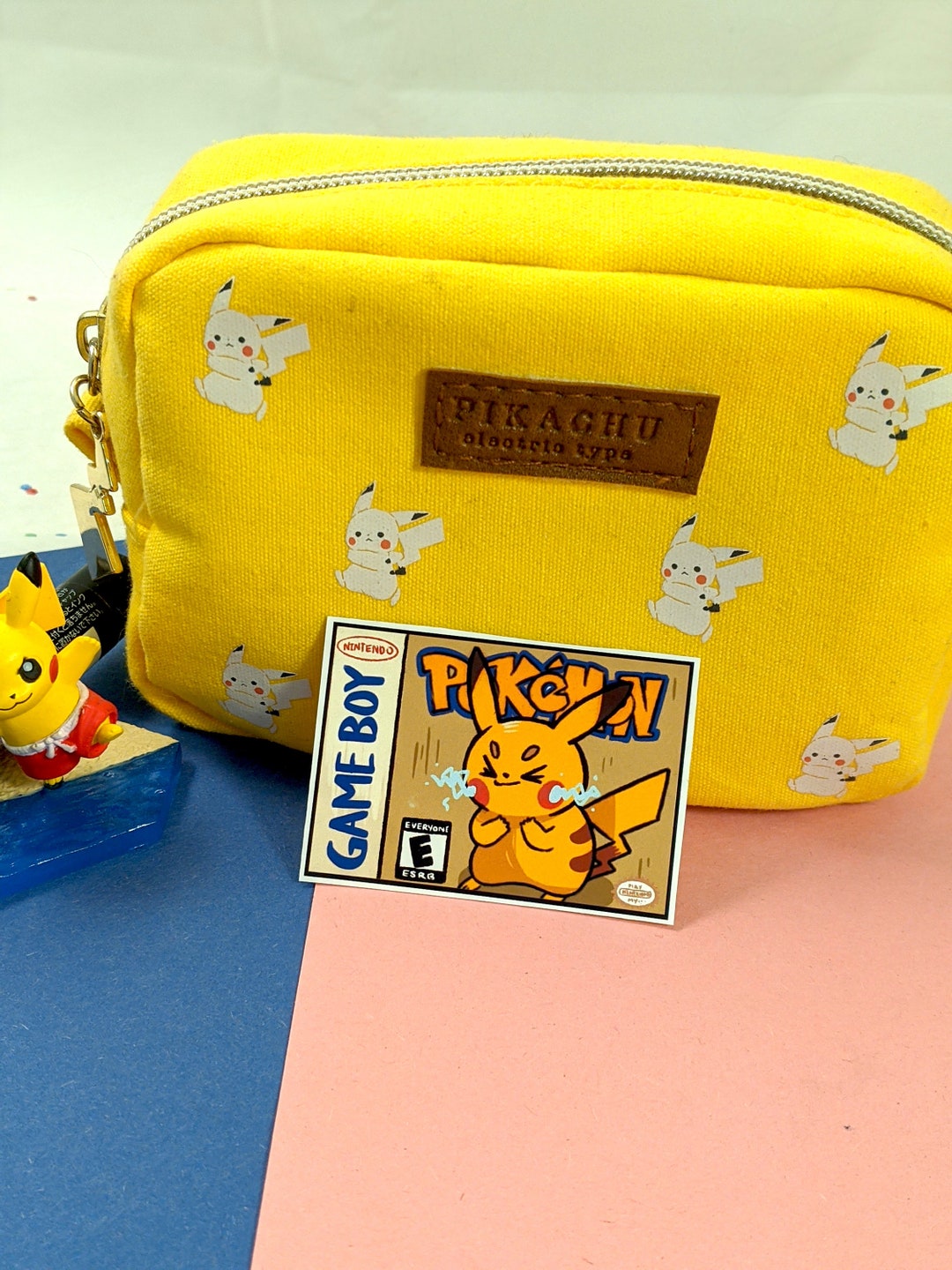 Pokemon Yellow Cartridge Weather Proof Sticker - Decal -pikachu - Etsy