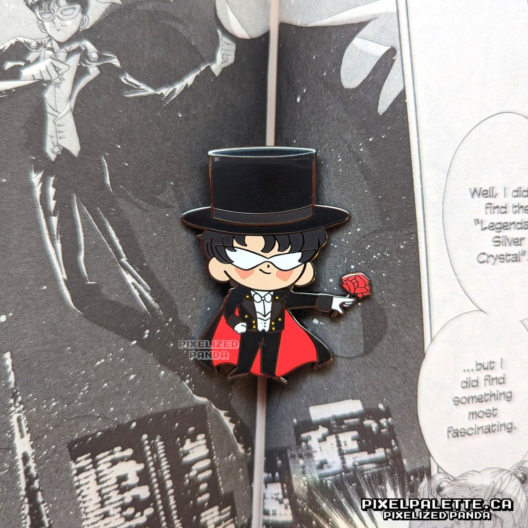 Tuxedo Mask - Enamel Pin - Magical Boys - Etsy