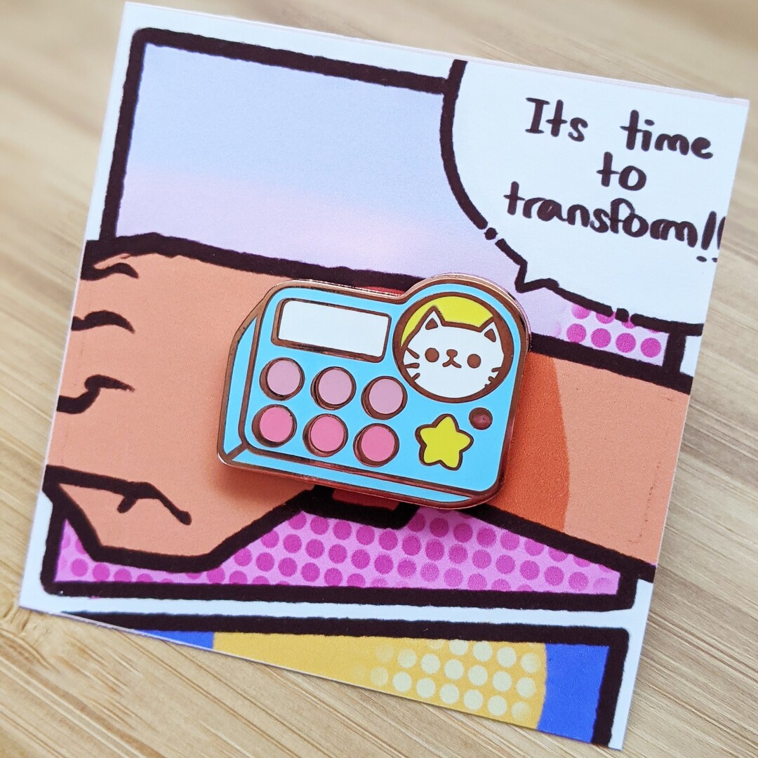 Mini Cat Communicator Enamel Pin! Magical Girl Enamel Pin Collection ...