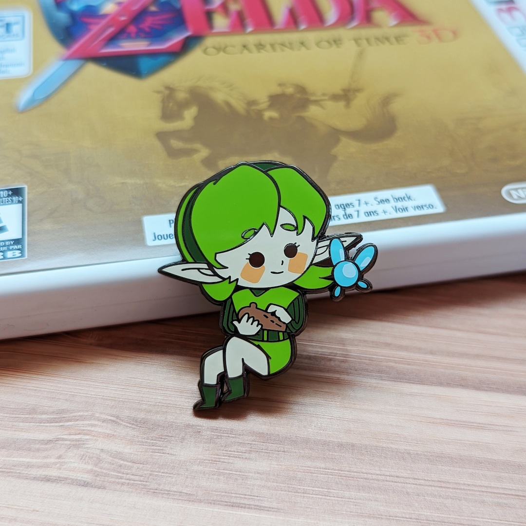 Saria From Legend of Zelda Ocarina of Time Enamel Pin! Magical Girl ...