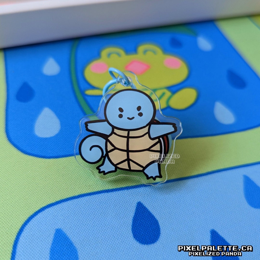 Squirtle Pokémon Ditto Mini Acrylic Charms - Etsy