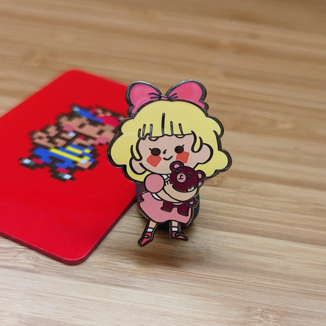 Paula From Earthbound! Magical Girl Enamel Pin Collection! - Etsy