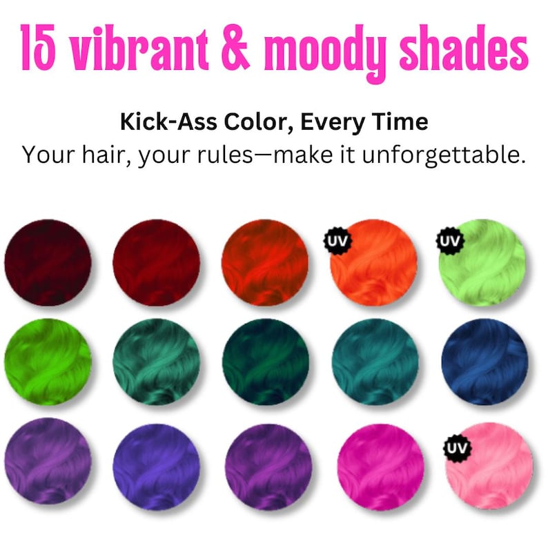 Medusa Semi-permanent Hair Color, Vegan and Cruelty-free Teal Green ...
