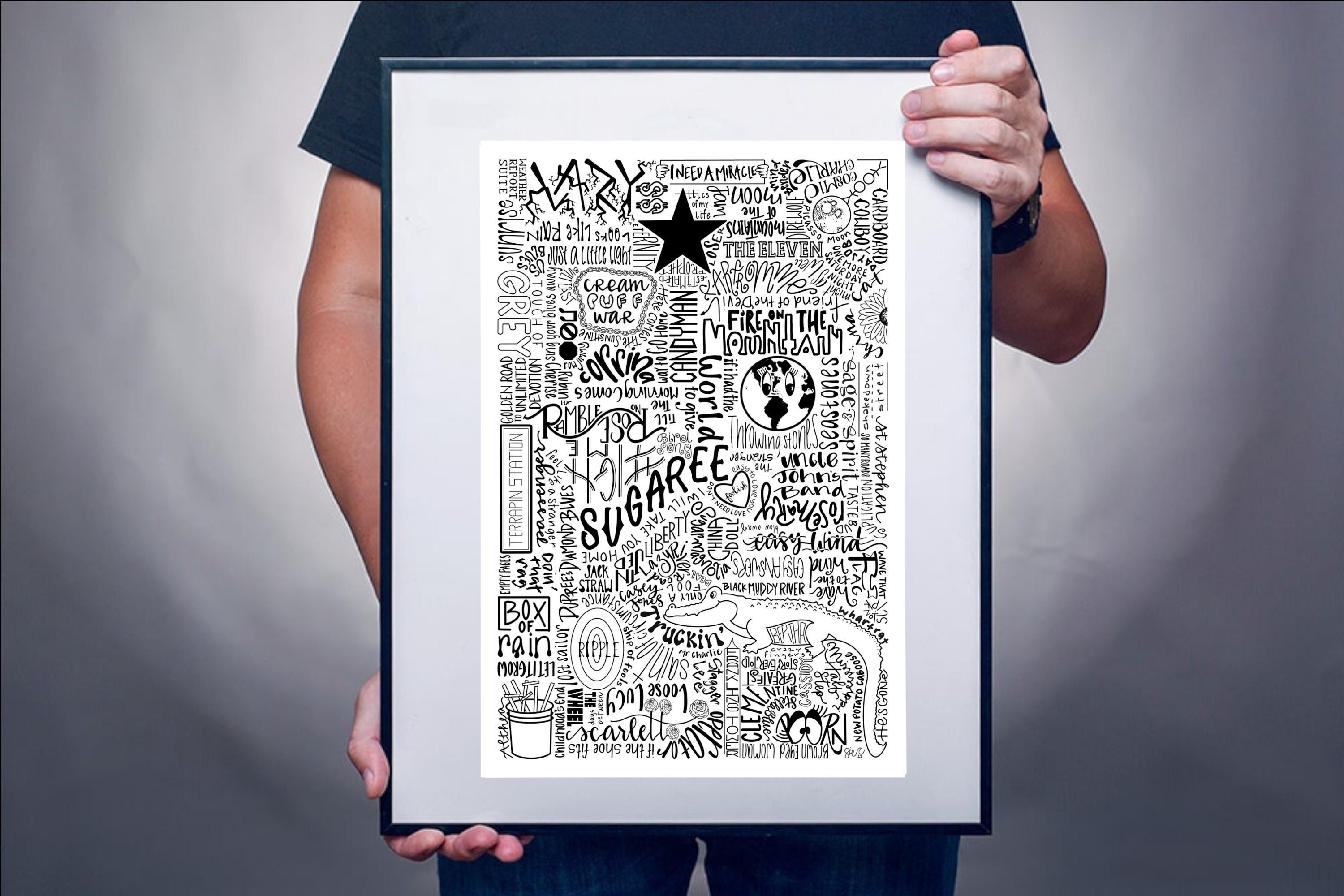 Script Lyric Collage