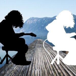 Pick size/color: Mikey Houser Silhouette Vinyl Decal Sticker | Etsy