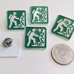 Climb to Safety Enamel Pin, Widespread Panic, Good People, WSP, Climb ...