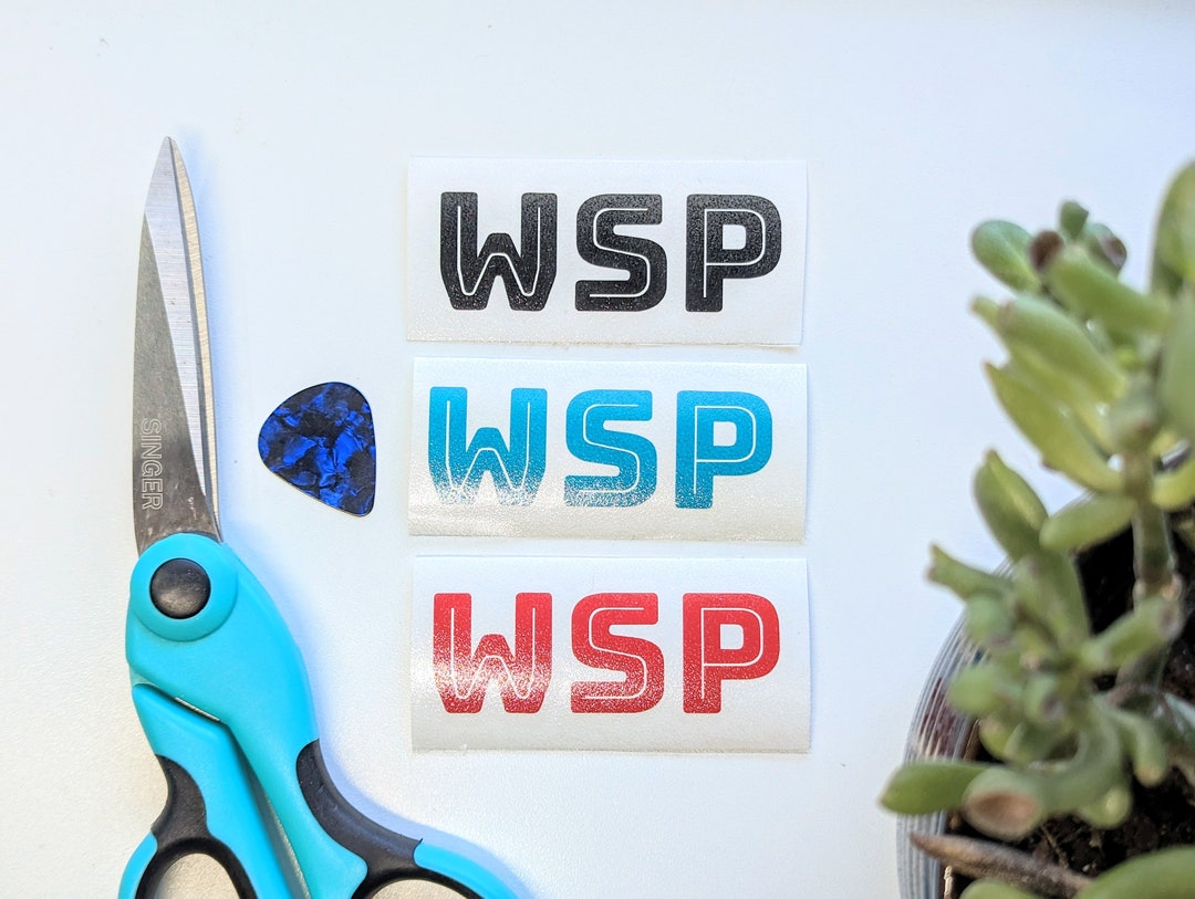 WSP - Widespread Panic Vinyl Decal Sticker for Glass, Laptop,cup, Mug ...