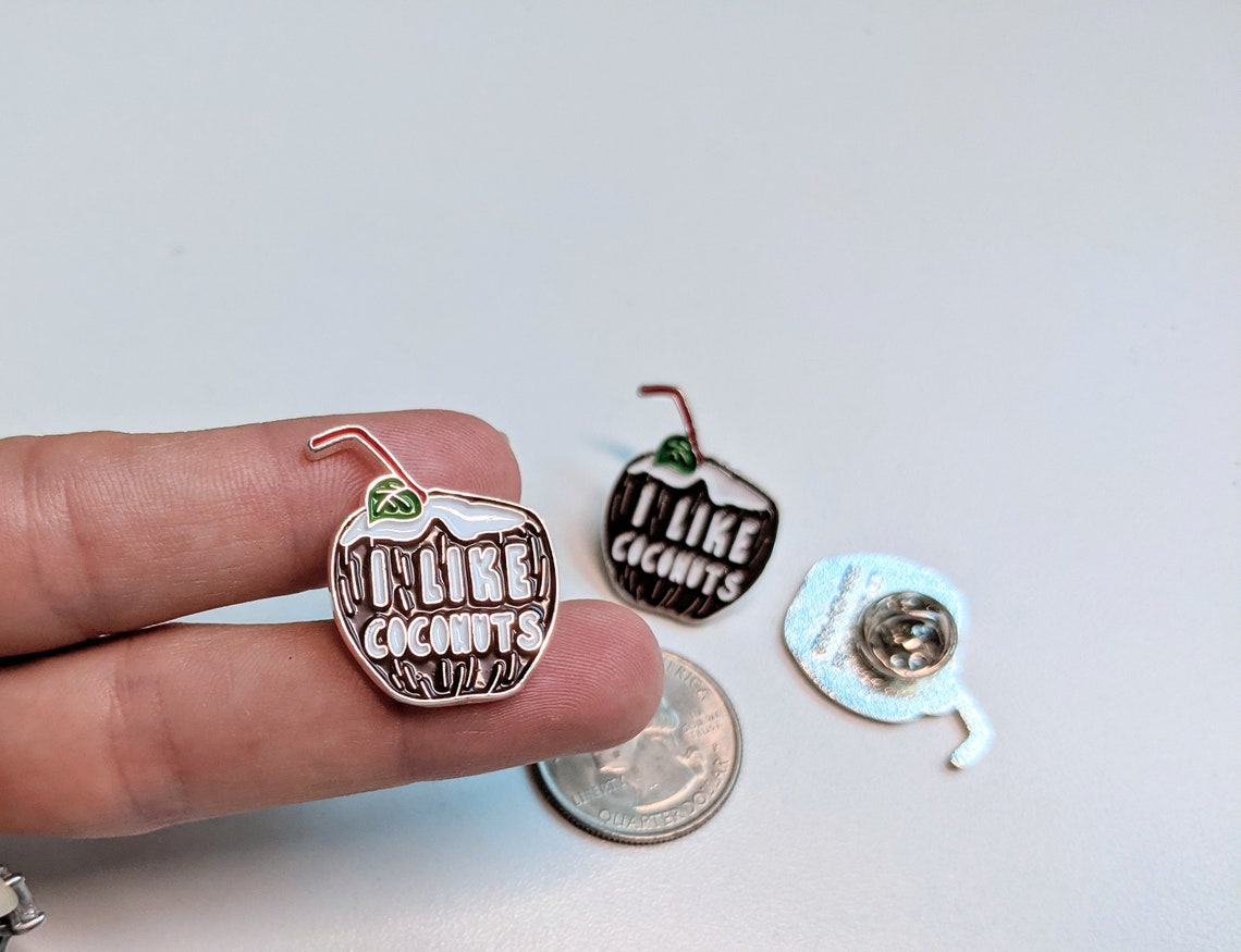 Coconuts Enamel Pin, Widespread Panic, Good People, WSP, Enamel Pin ...