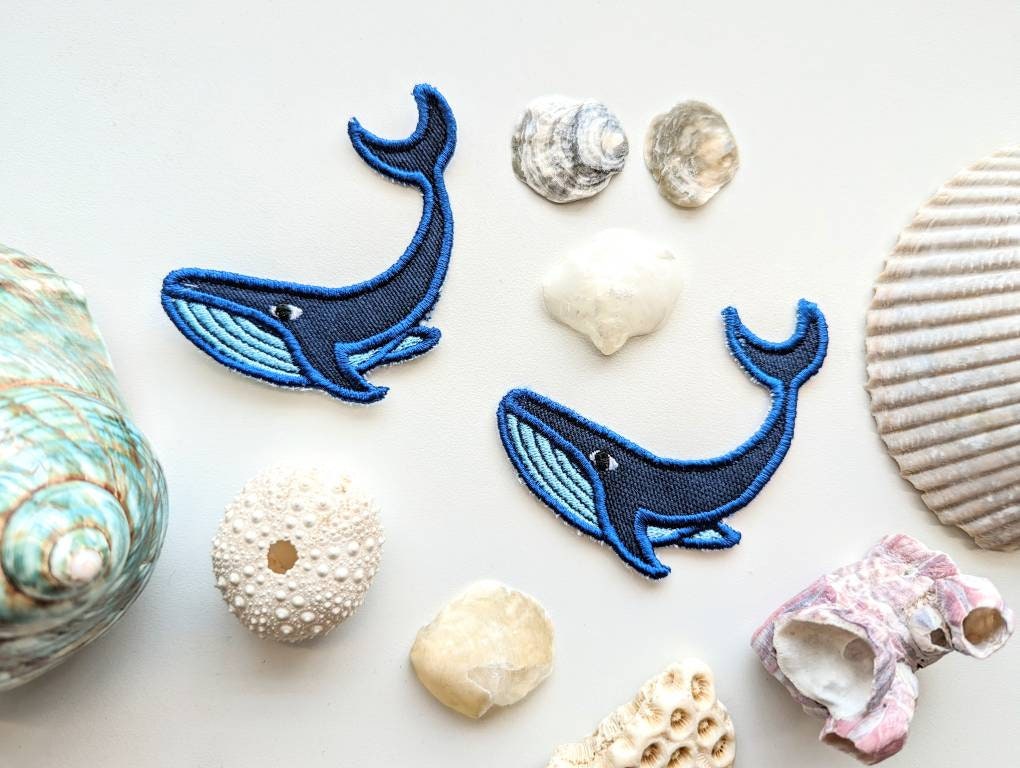 Blue Whale Patch- Ocean Patch, Beach Patch, Beach Life, Salt Life ...