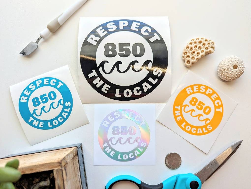 Paper area code Local Custom Area Code locals only Florida wave Respect ...