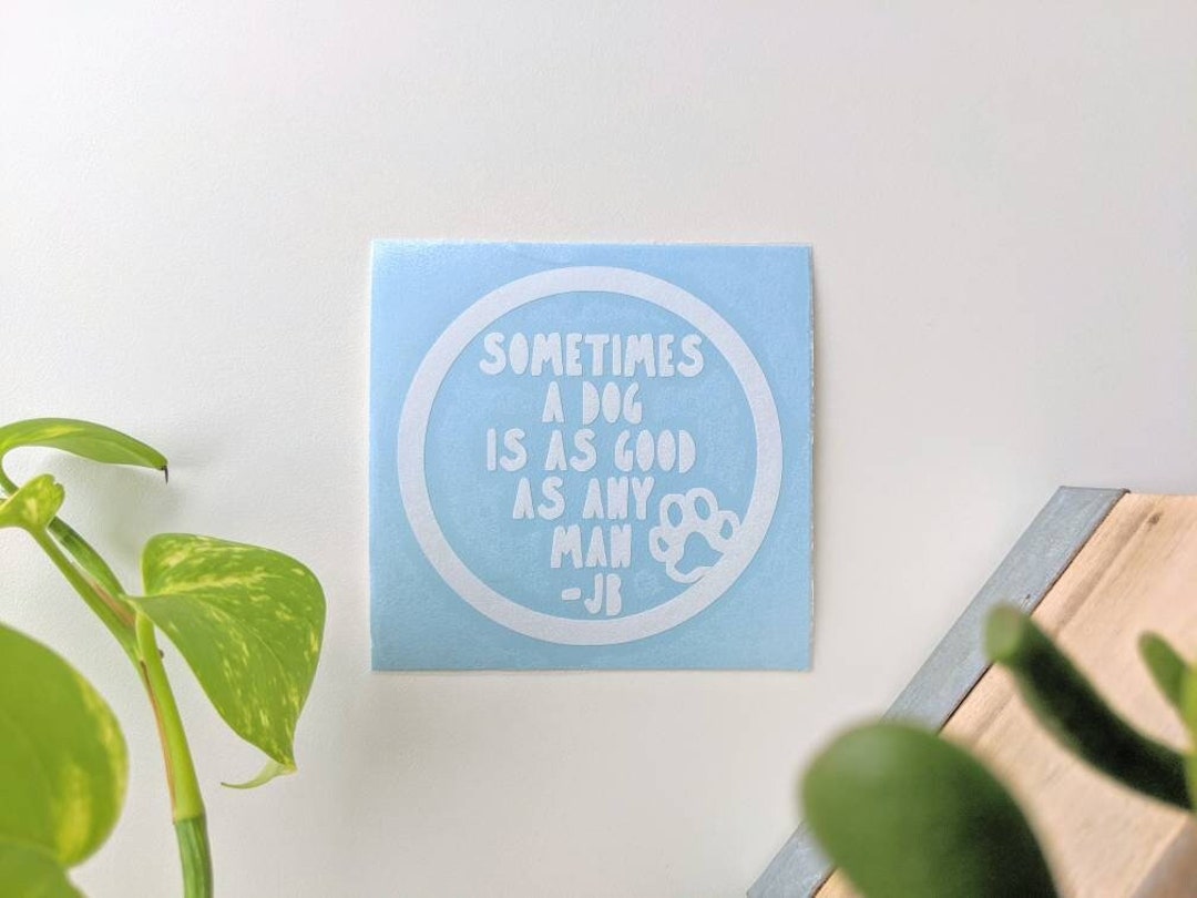 Pick Size/color: C Brown WSP - Good Dog Vinyl Decal Sticker for Window ...