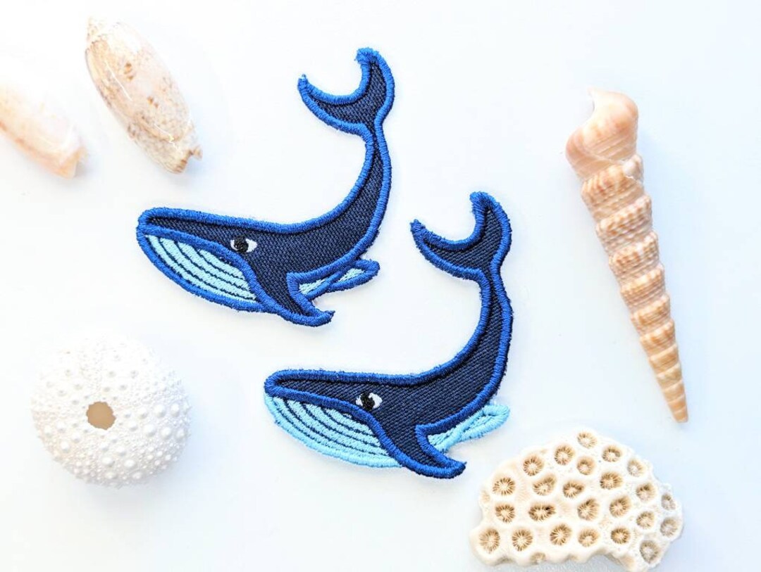 Blue Whale Patch- Ocean Patch, Beach Patch, Beach Life, Salt Life ...