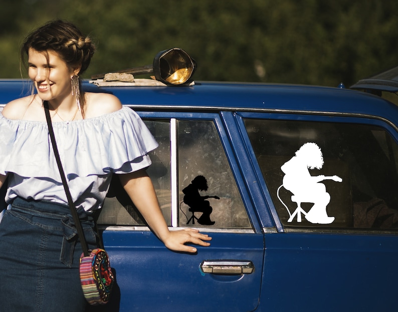 Pick size/color: Mikey Houser Silhouette Vinyl Decal Sticker | Etsy