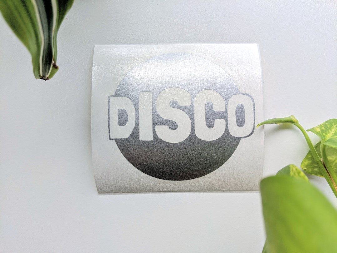 Pick Size/color: Disco Vinyl Decal Sticker for Laptop, Glass, Car ...