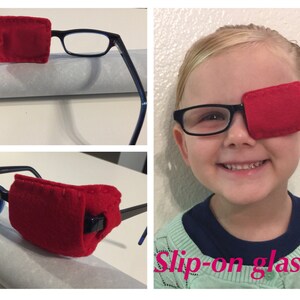 Felt Orthoptic Eye Patch for Kids and Adults: for Amblyopia Lazy Eye ...