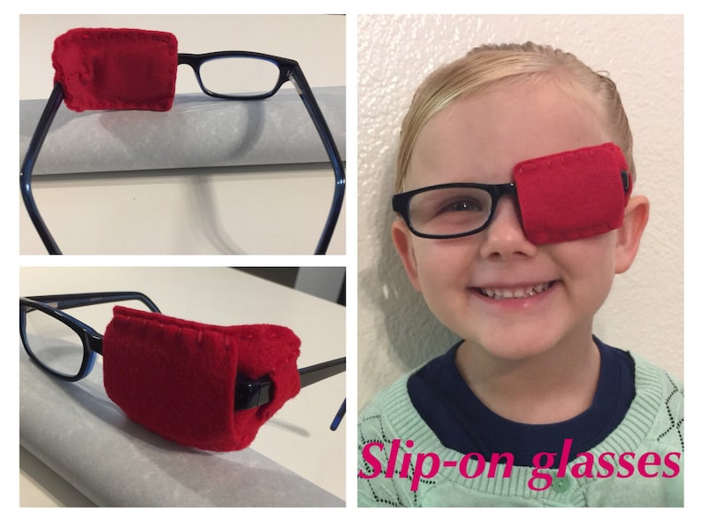 Felt Orthoptic Eye Patch for Kids and Adults: for Amblyopia Lazy Eye ...