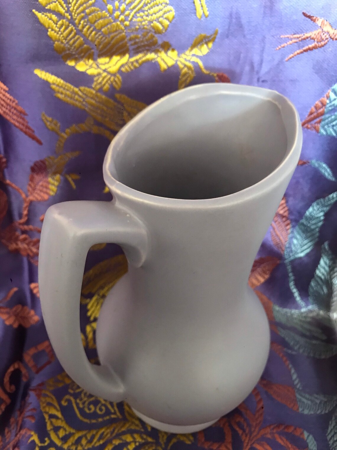Vintage Mccoy Lavender Color Pottery Pitcher. - Etsy