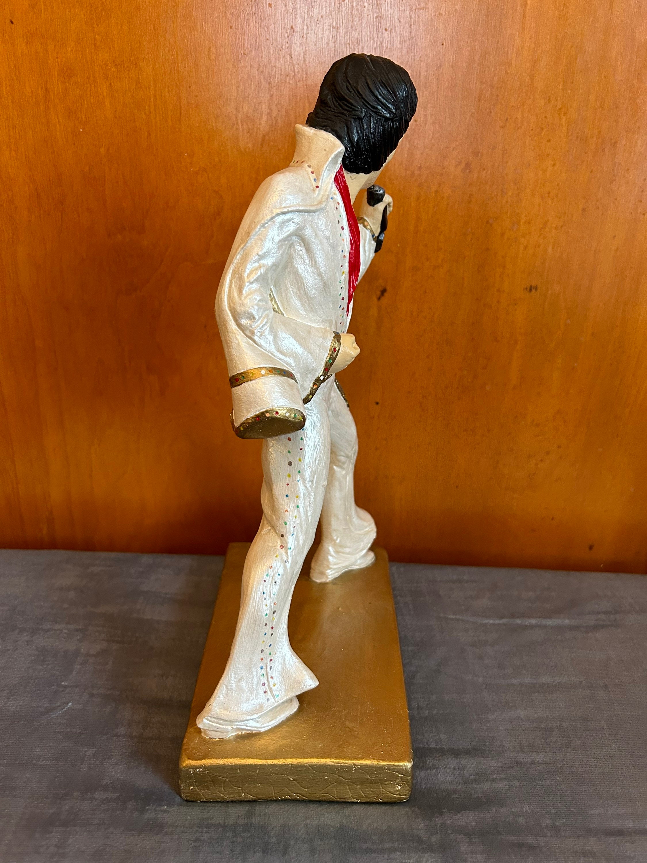 Vintage Elvis Chalkware Statue - Etsy