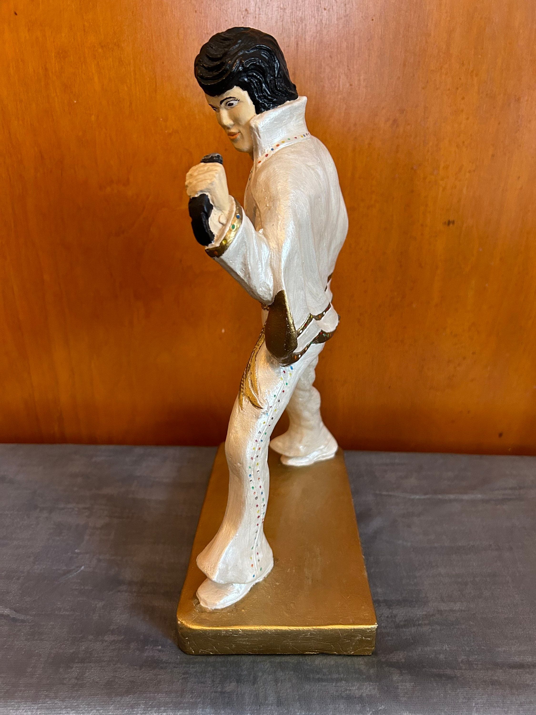 Vintage Elvis Chalkware Statue - Etsy