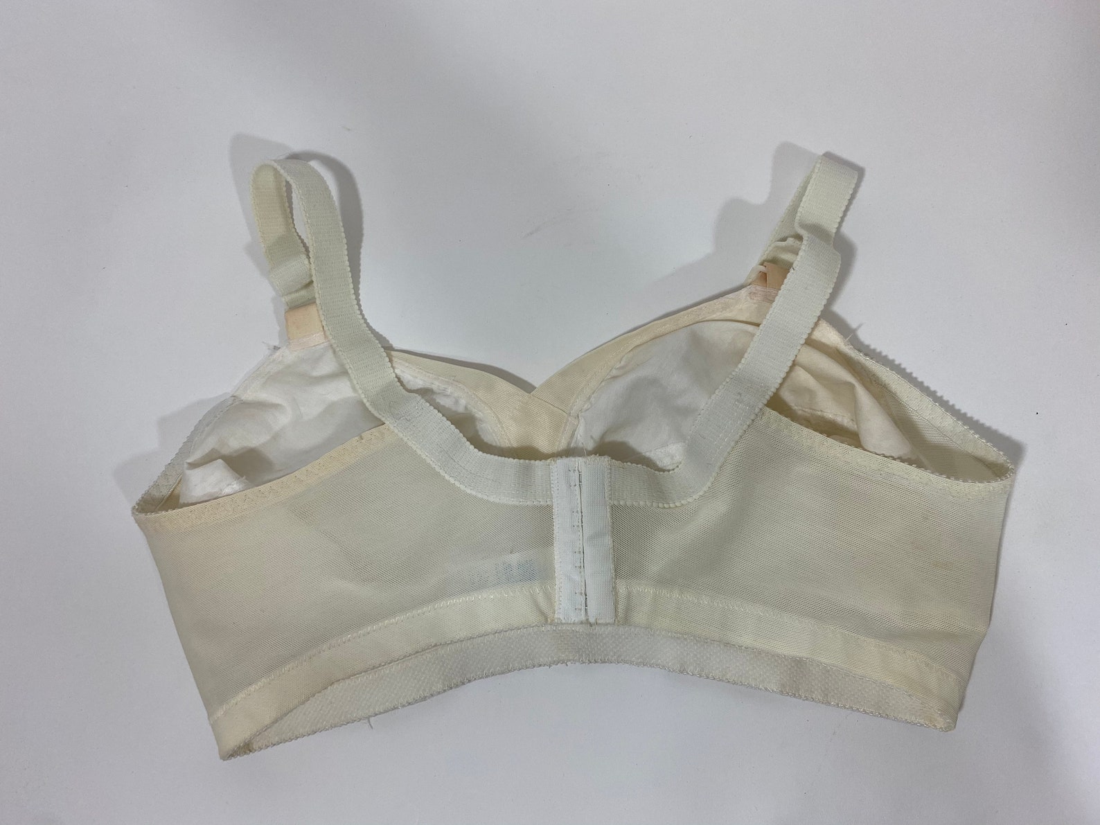 70s Lace Bra. 1970s White Floral Bra. Burlesque. Size 38 D. | Etsy