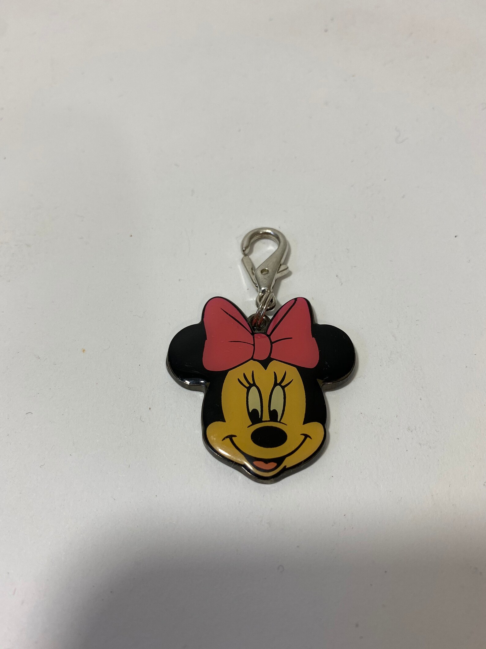 Vintage Minnie Mouse Keychain. Disney Key Ring. Pink Bow | Etsy