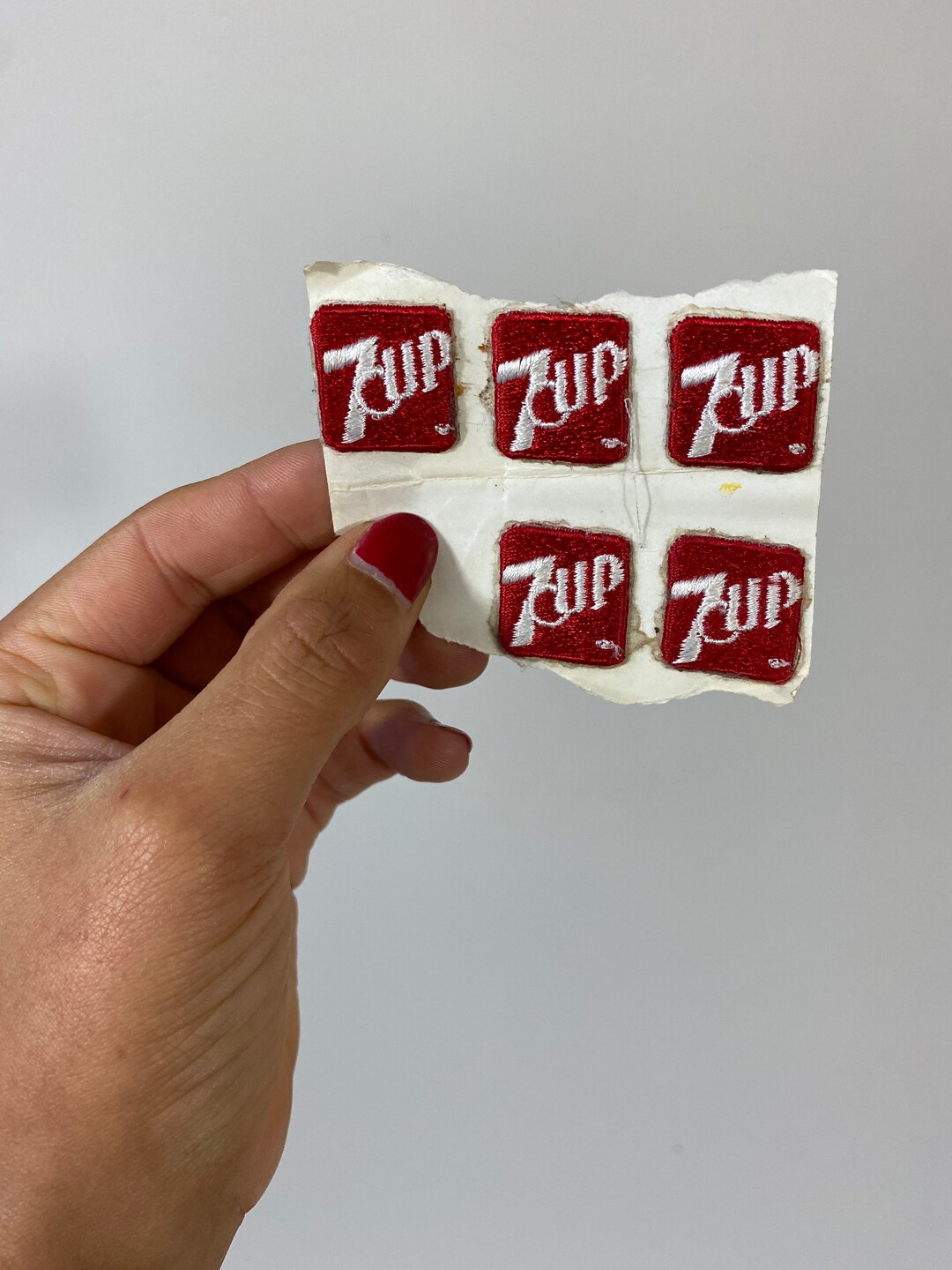 Vintage 7 up Patch. 70s / 80s 7up Patches. 1970s. 1980s. Small Sew on ...