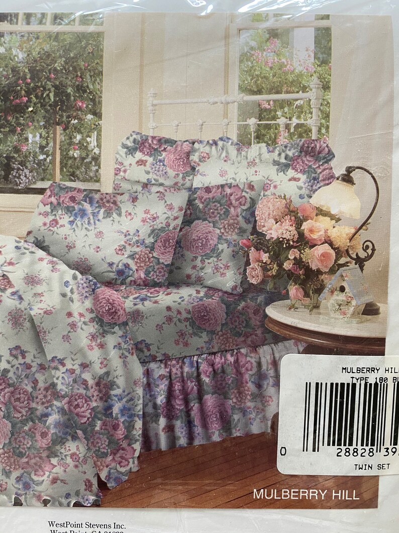 90s Floral Sheets. 1990s Utica Twin Sheet Set. Pillowcase - Etsy