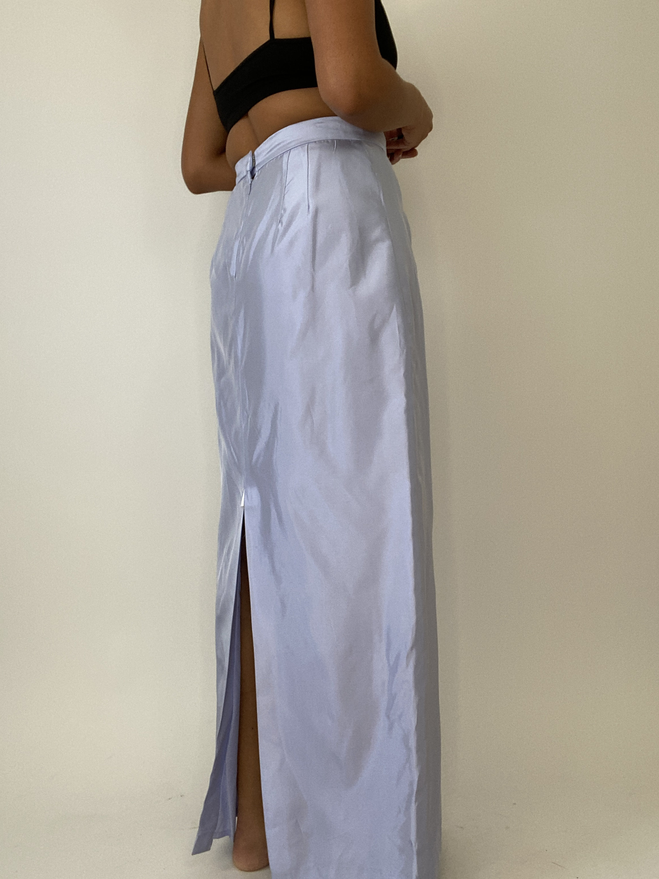 Y2k Lavender Prom Maxi Skirt. 2000s Medium Full Length Purple Formal ...
